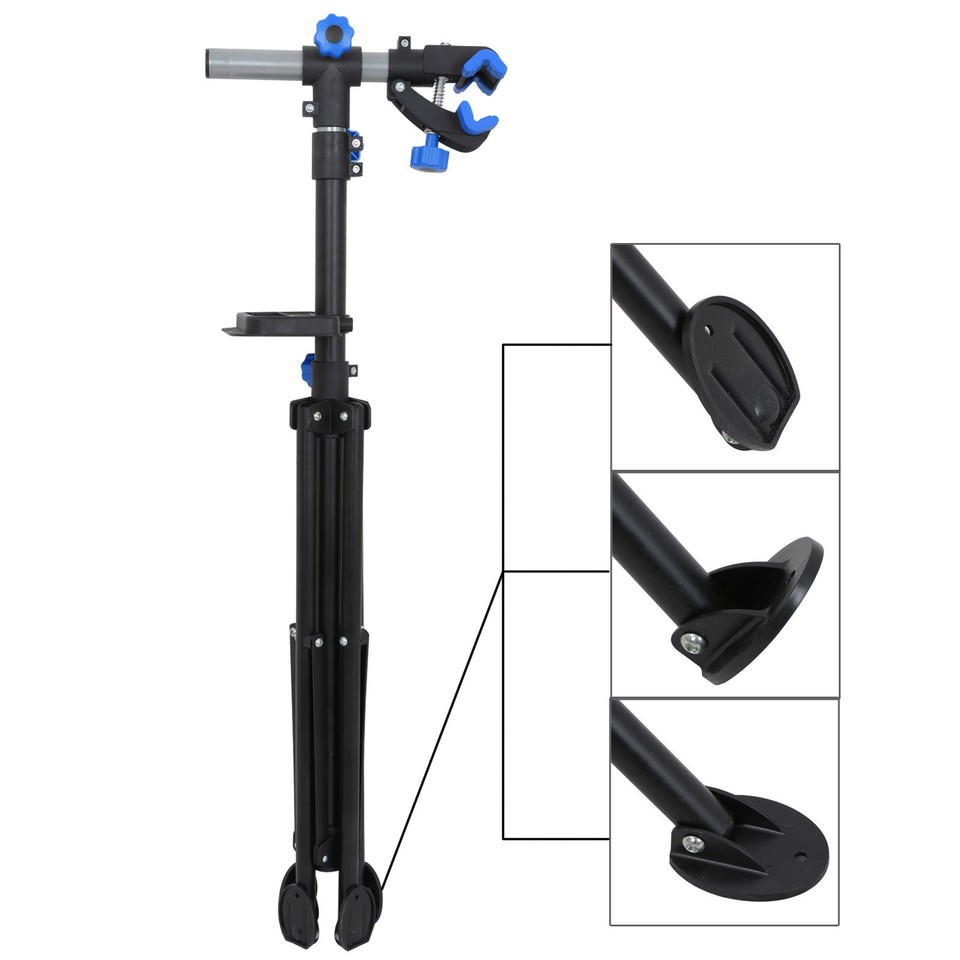 Bike Repair Stand Bicycle Workshop Stand Adjustable Maintenance Rack w ...
