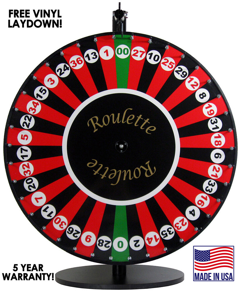 24" Roulette Wheel on a table stand- 5 Year warranty, Made in USA! | eBay
