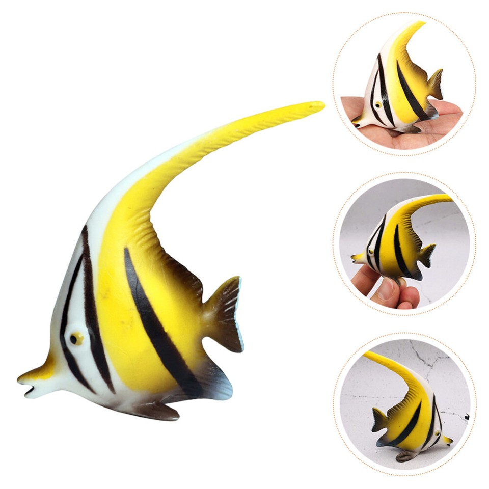 Artificial Angelfish Children's Educational Toy Tank Decoration | eBay