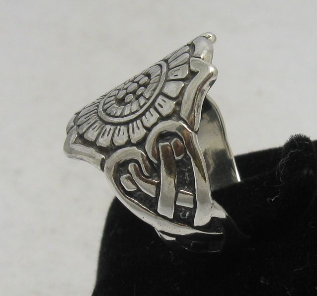 Genuine Stylish Sterling Silver Ring Solid 925 Mexican Band Handmade ...