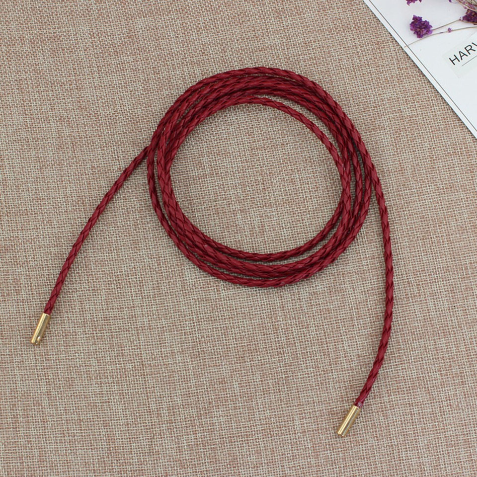 Woven Long Waist Rope Dresses String Waistband Bow Tie Multifunction ...