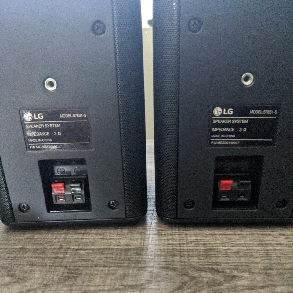LG SPK8-S Wireless Surround Module & Speakers Kit 140W RMS Black | eBay