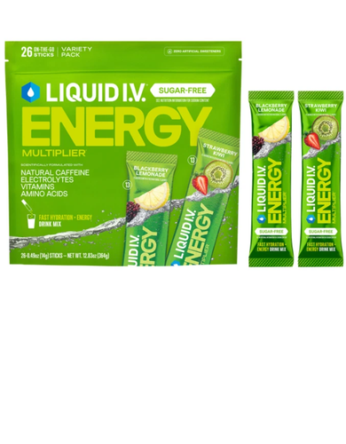 Liquid IV Energy Multiplier Blackberry Lemonade Strawberry Kiwi 26-Pk ...