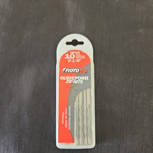 RotoZip GP10 1/8-Inch Drywall Guidepoint Zip Bits (10-Pack) ( NOS) | eBay