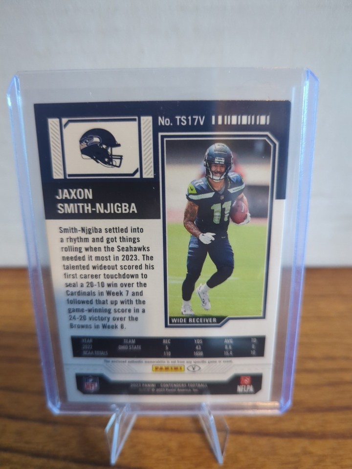 2023 Panini Contenders - Rookie Ticket Swatches Jaxon Smith-Njigba # ...