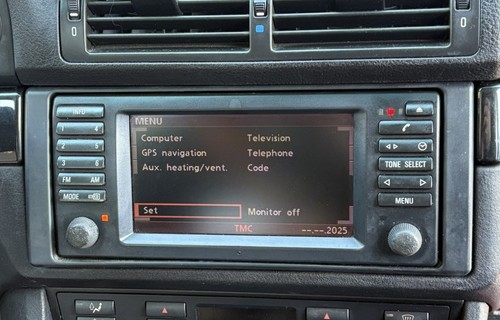 BMW 5 7 Series E39 E38 E53 Board Monitor Navigation Radio Display 16:9 ...