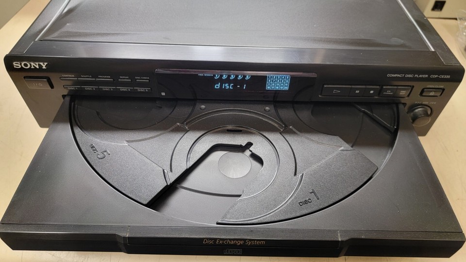 Sony CDP-CE335 5 Disc CD Changer/Player | eBay