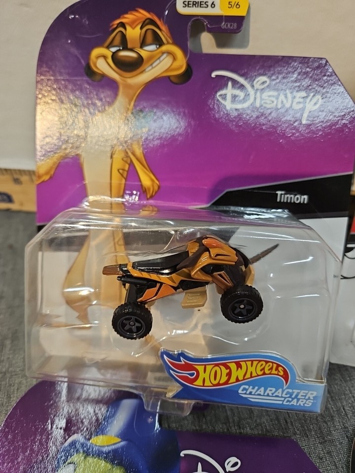 Hot Wheels Disney Jiminy Cricket Timon Mr. Incredible Steamboat Willie ...