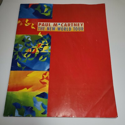Paul McCartney 1983 Souvenir New World Tour Concert Program Book ...