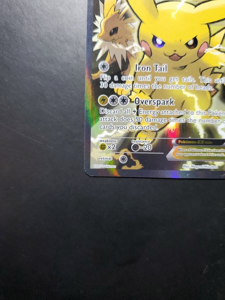 Pokemon TCG Pikachu EX XY124 XY Generations Promos 2016 Very Rare Card ...