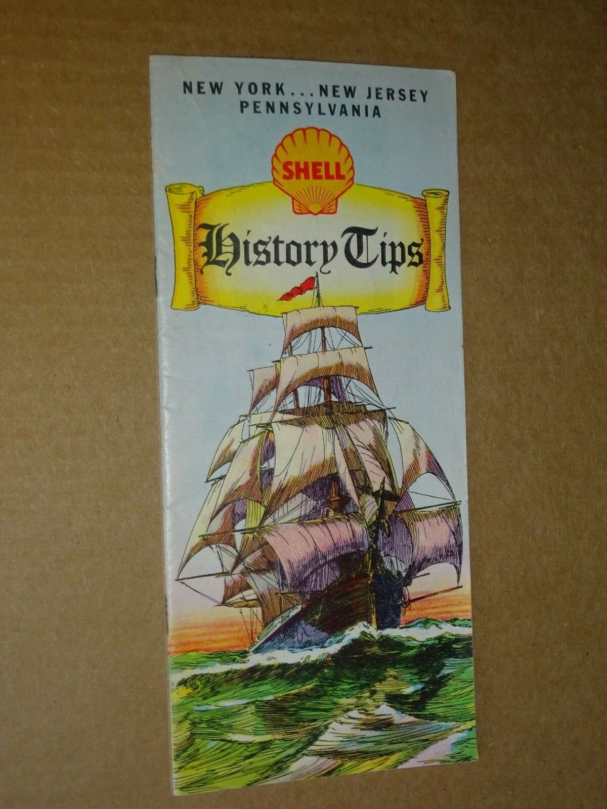1937 Shell New England History Tips Booklet places of interest to visit ...