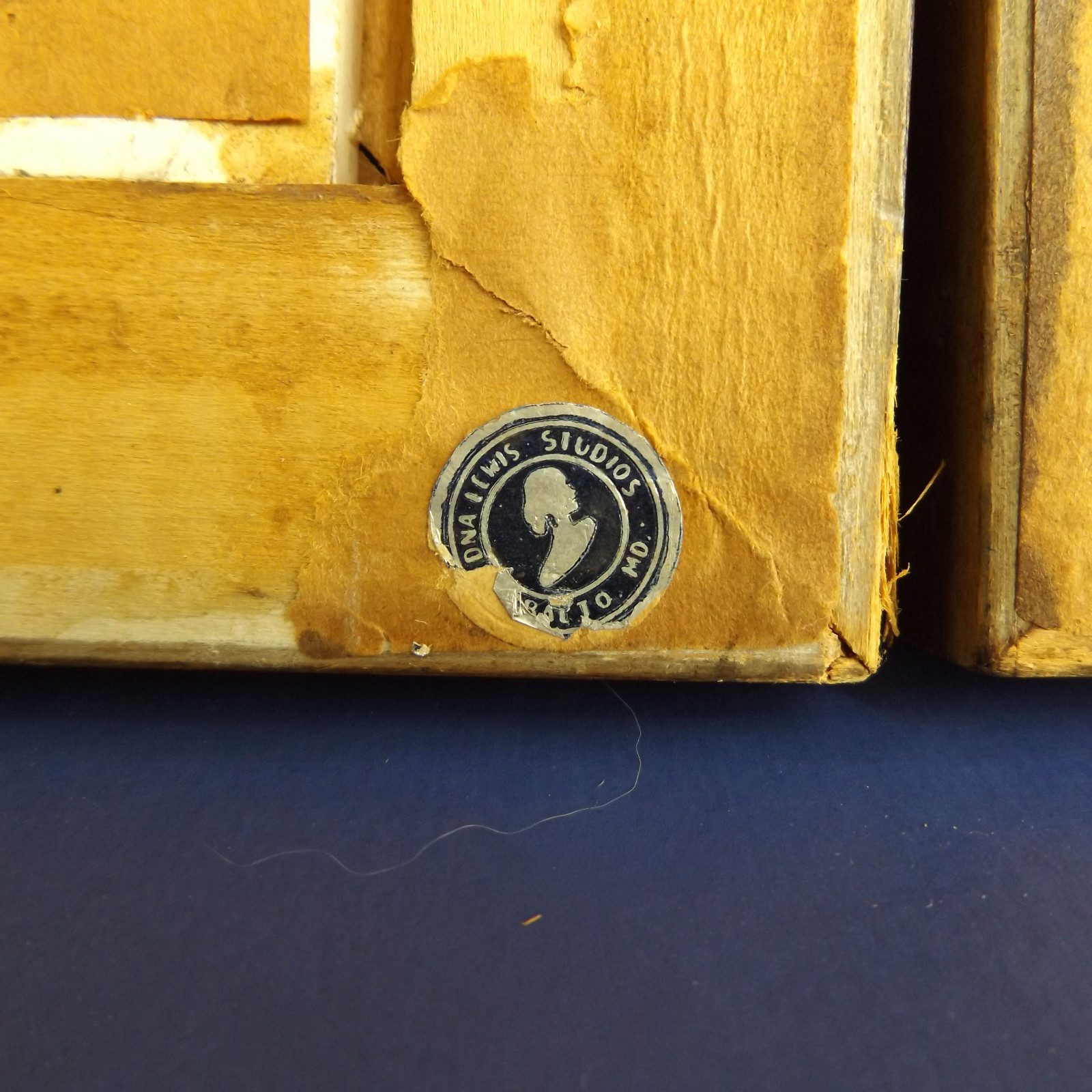 Edna Lewis Studios Signed Handpainted Art Framed Tiles Set of 2 ...