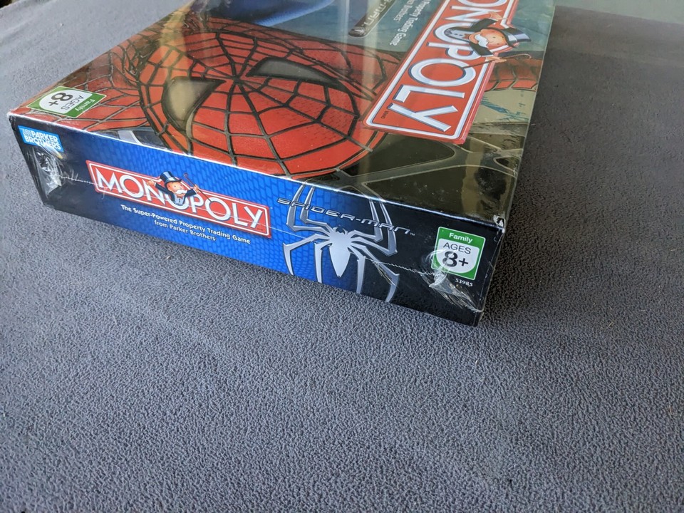 Spider-Man Monopoly 2006 Movie Edition Board Game Marvel Hasbro Parker ...
