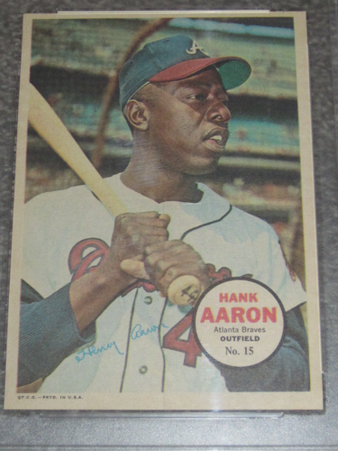 1967 Topps Pin Ups 15 Hank Aaron PSA 8 NM-MT 1 Of 4 W/ None Better! | eBay