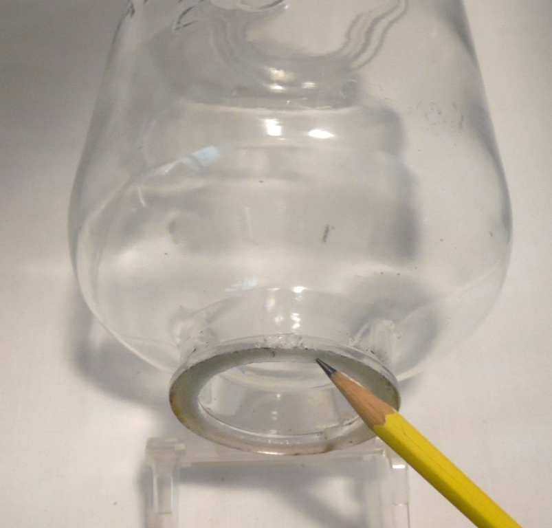 ANTIQUE COFFEE GRINDER-ARCADE 25 GLASS JAR HOPPER WITH CAST IRON WALL ...