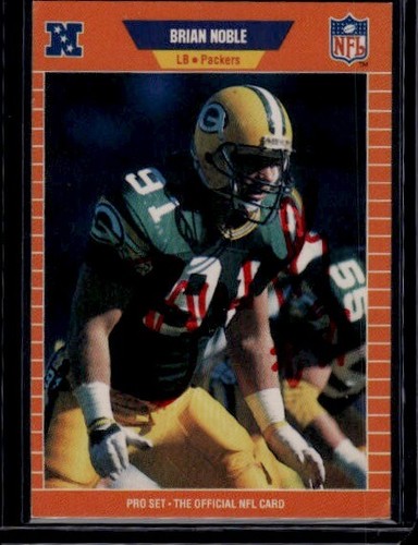 1989 Pro Set #135 Autographed Brian Noble Trading Card | eBay