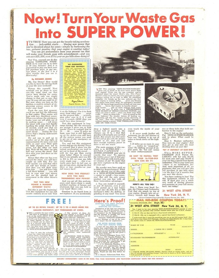 SHOCK ILLUSTRATED #2 6.0 REED CRANDALL COVER ART EC COMICS TAN PGS 1956 ...