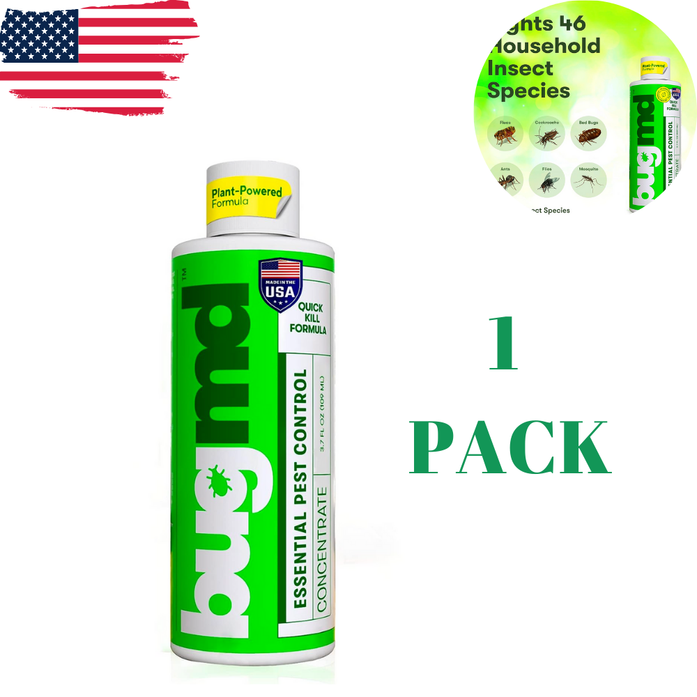 BugMD Pest Control Essential Oil Concentrate for Home Bed Bug Spray 3 ...