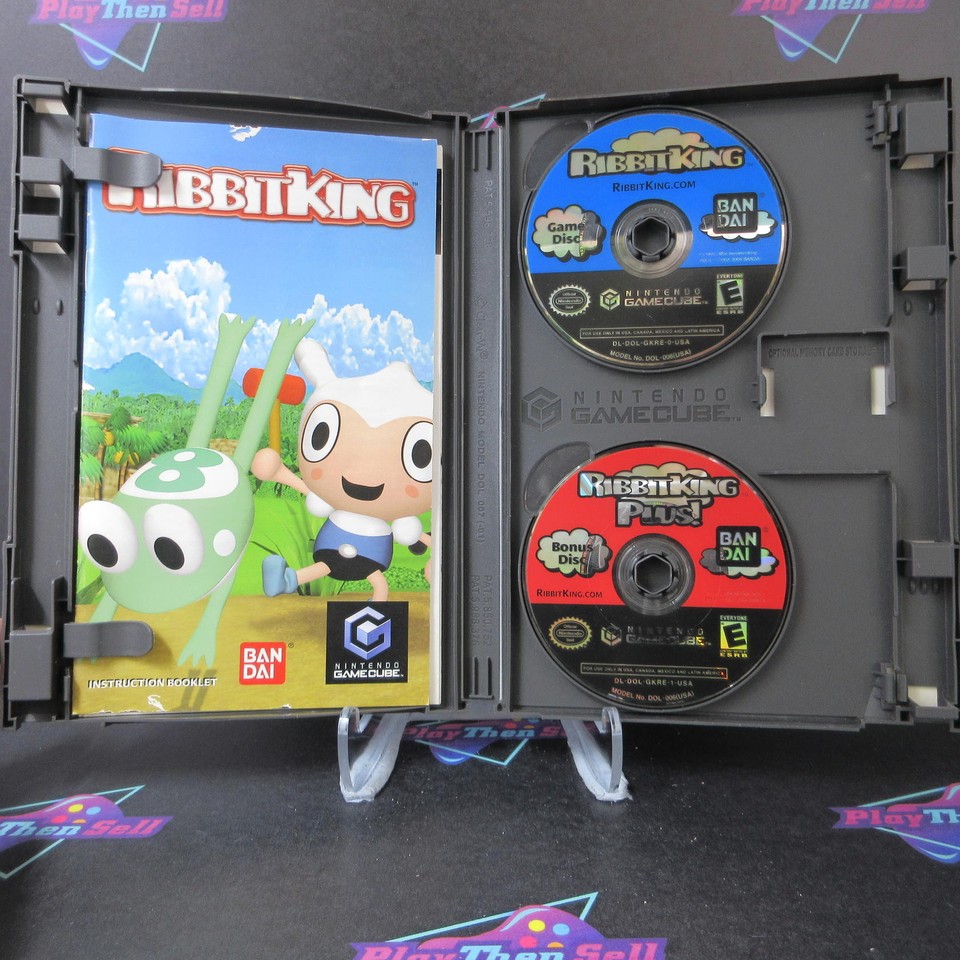 Ribbit King + Reg Card / Bonus Disc Nintendo Gamecube MD Complete CIB ...