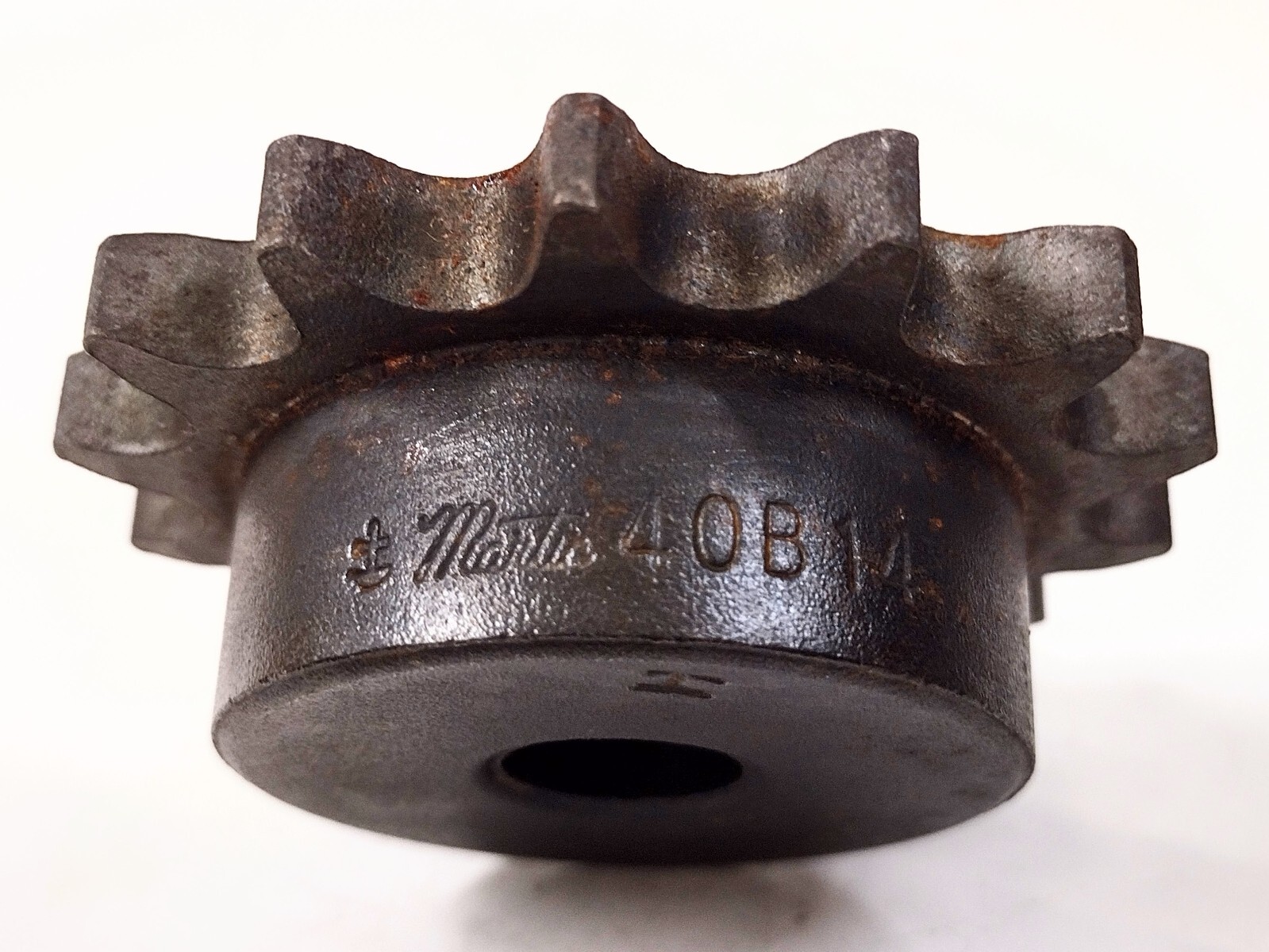 MARTIN 40B14 ROLLER CHAIN SPROCKET #40 CHAIN PITCH 14 TEETH 1/2" BORE ...