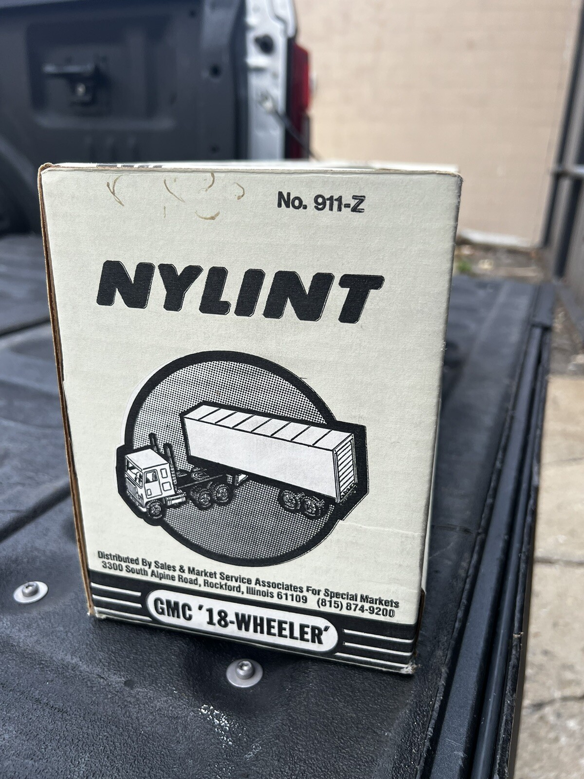 vintage NYLINT toy semi-truck 18 wheeler truck Mr Goodwrench MIB ...