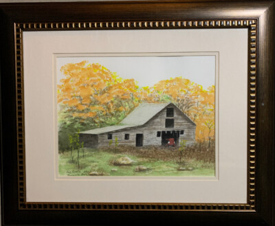 JAY GOLTZ ORIGINAL Watercolor “Minnesota Barn” PAINTING | eBay