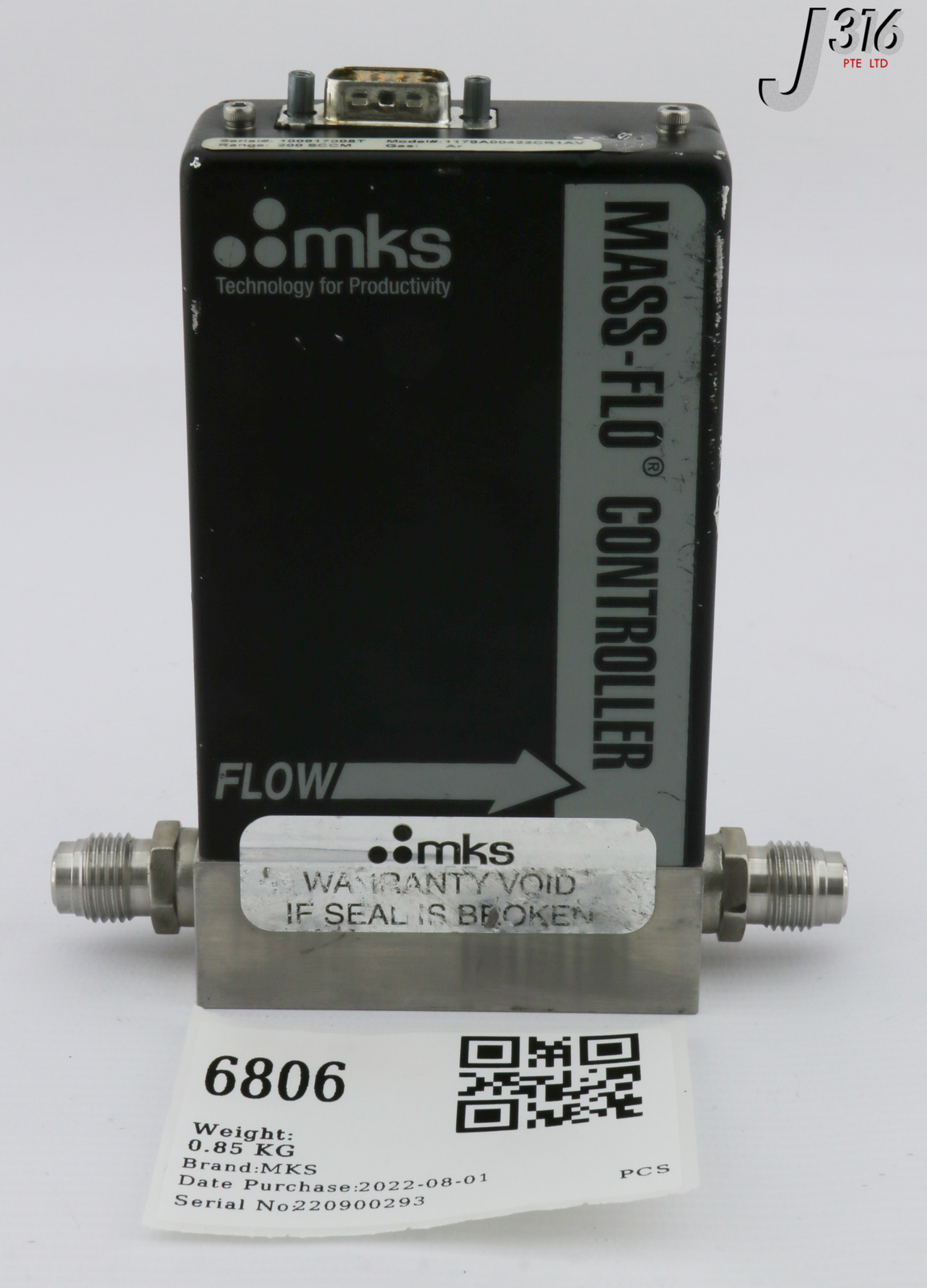 6806 MKS MFC, MASS-FLO CONTROLLER 1179A00422CR1AV | eBay