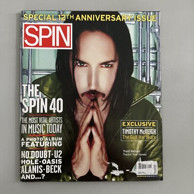 SPIN MAGAZINE SPECIAL 12TH ANNIVERSARY ISSUE APRIL 1997 VOL 13 #1 TRENT ...