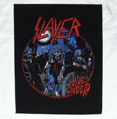 Slayer Live Undead Large Back Patch Heavy Metal | eBay