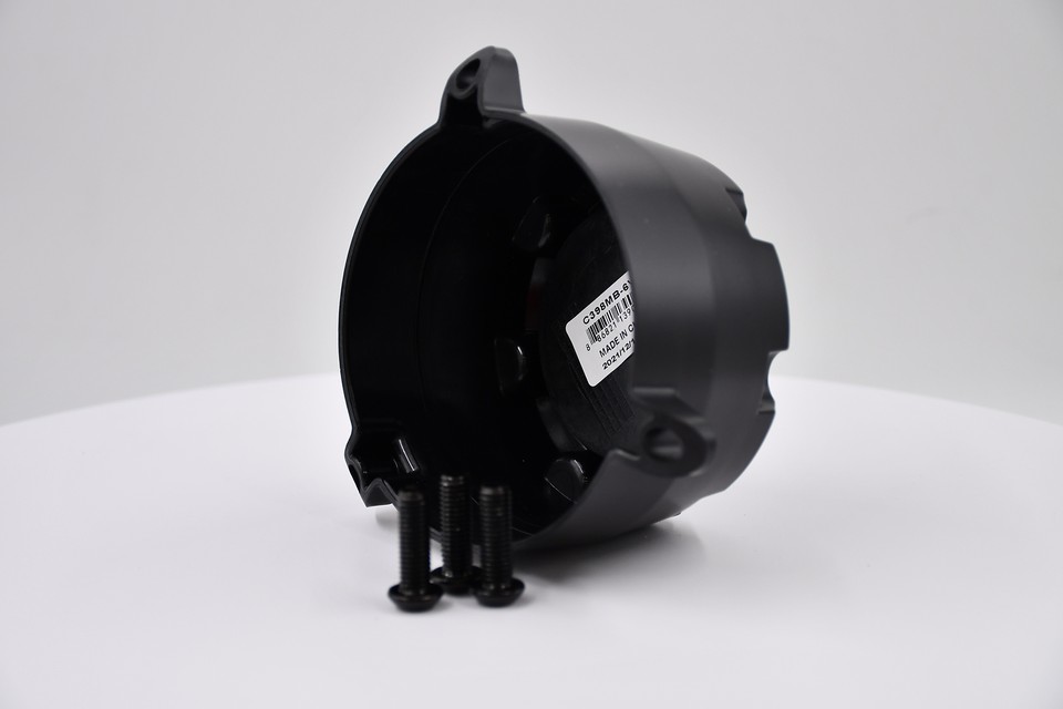 Set 4 Vision Off Road Manx 398 Matte Black Center Cap C398MB-6V Fits ...