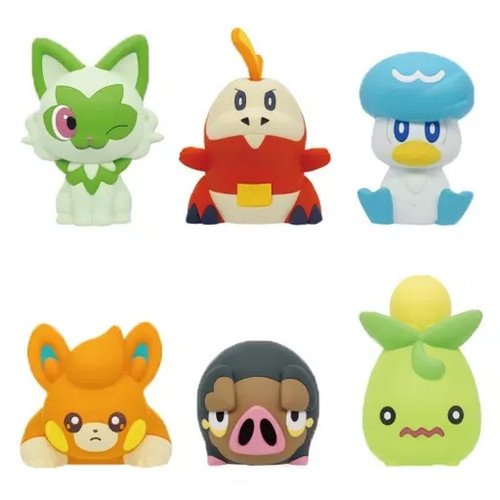 Pokemon Funit Mascot 3 Set of 6 Trading Figures Japanese Import | eBay