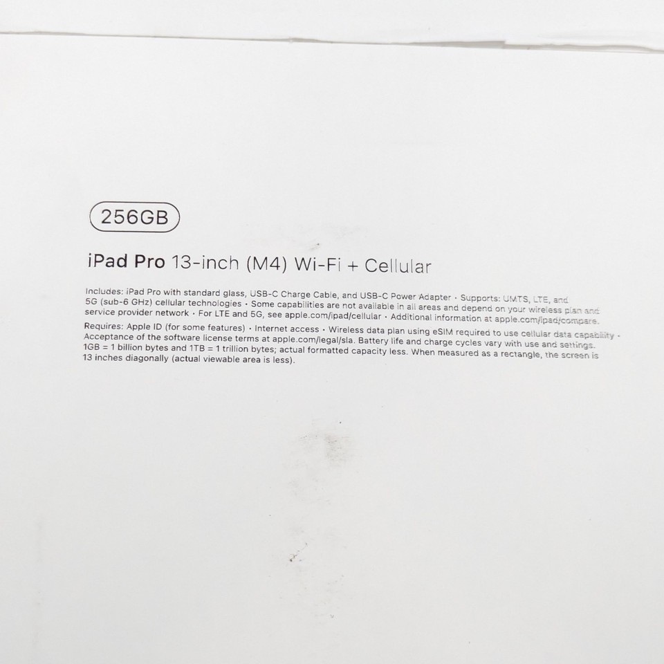 Apple iPad Pro 13-inch (M4) A2926 256GB | Space Black | UNLOCKED | eBay