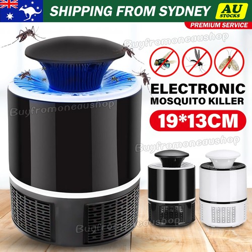 USB Electric Mosquito Insect Killer Lamp LED Light Fly Bug Zapper Trap ...