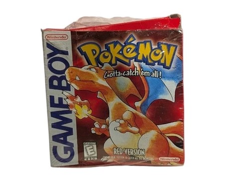 Pokemon Red Version Game Boy BOX ONLY 1998 Early Print X | eBay