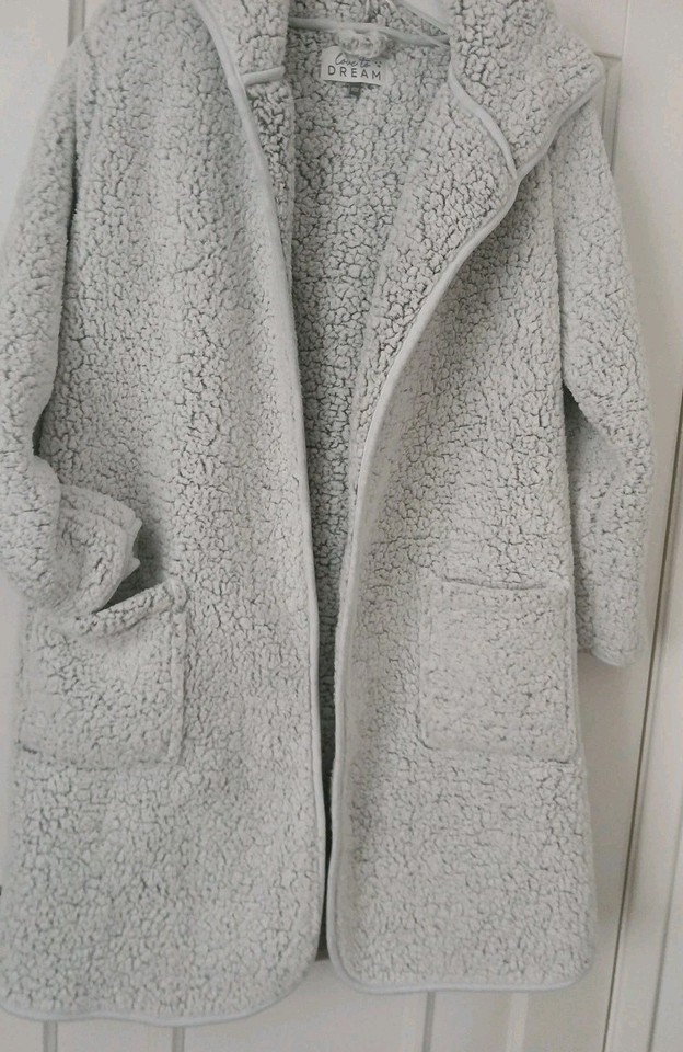 Morrisons Love To Dream Cosy Dressing Gown Over Coat Size 8-10 | eBay UK