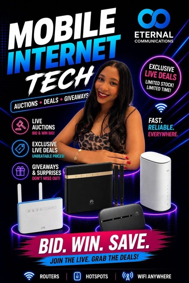 Mobile Internet Tech LIVE | 4G & 5G Routers, Dongles & Hotspots | eBay ...
