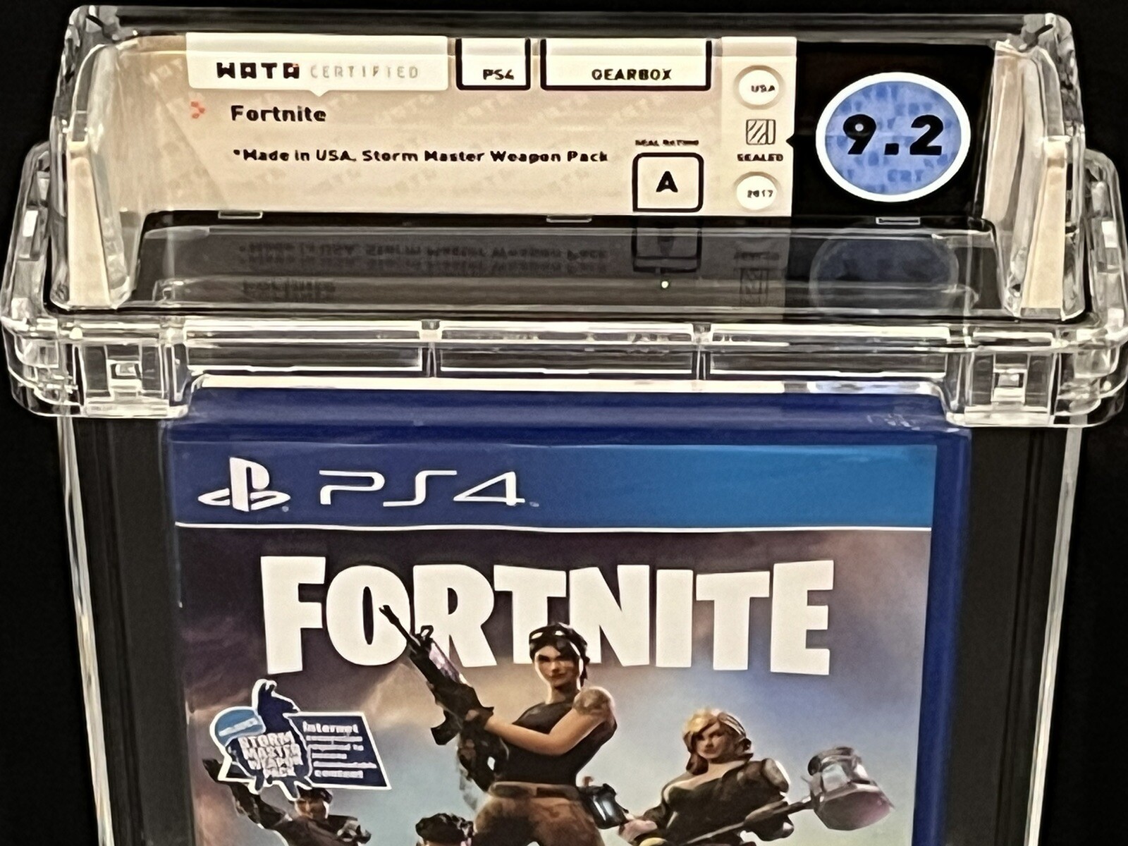 Fortnite 2017 Sony PlayStation 4 PS4 Factory Sealed Game WATA 9.2 Seal ...
