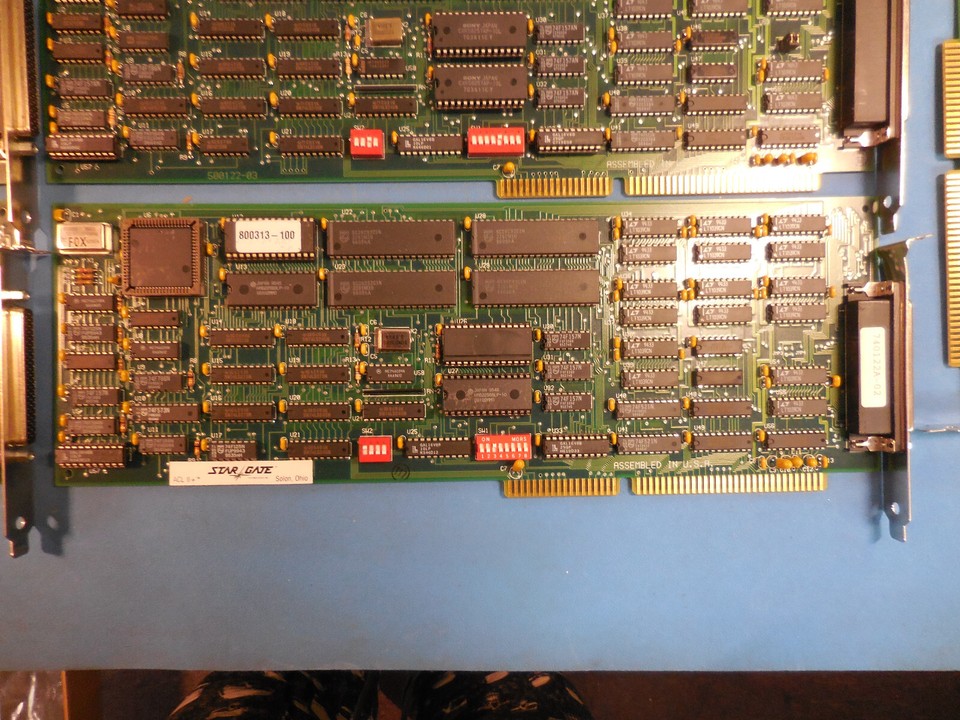 Gold Recovery Scrap Electronic 16-Bit Gold Finger Computer (18) Boards ...