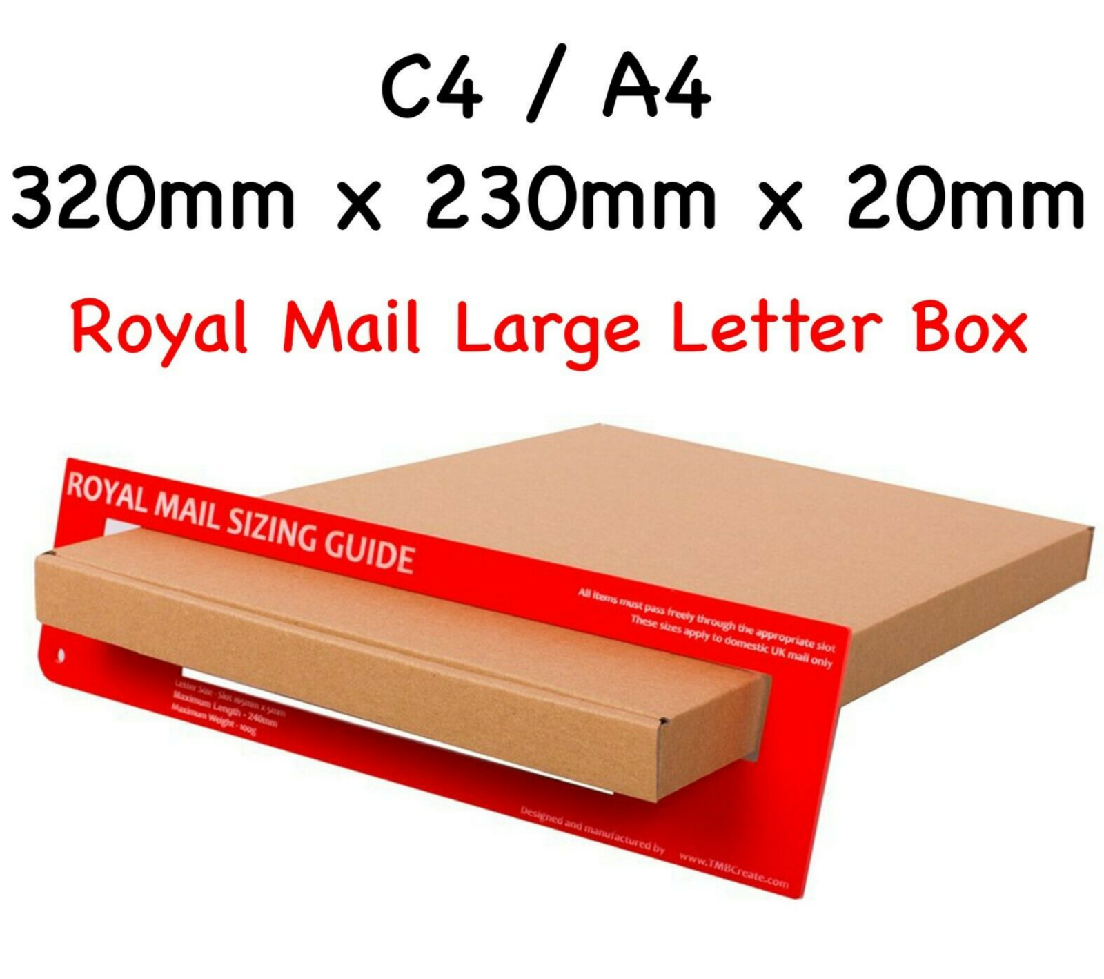 Royal Mail Large Letter Cardboard Postal Boxes C4 C5 C6 C7 DL boxes ...