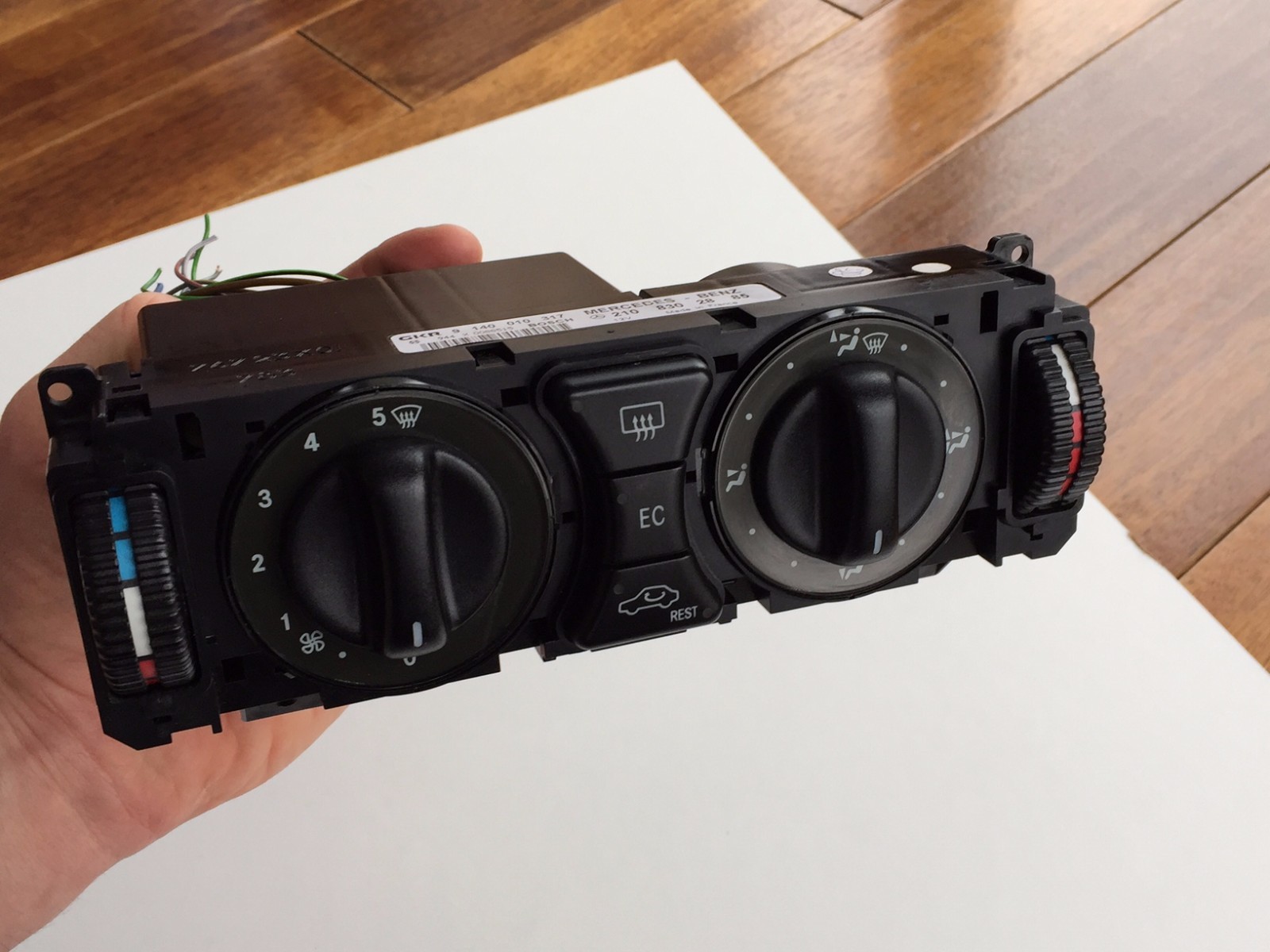 Mercedes-Benz W210 AC CLIMATE HEATER CONTROL UNIT | eBay