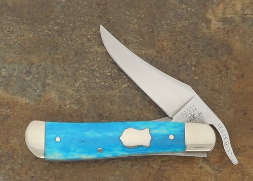 CASE XX 2020 SMOOTH CARIBBEAN BLUE RUSSLOCK KNIFE 61953L SS | eBay