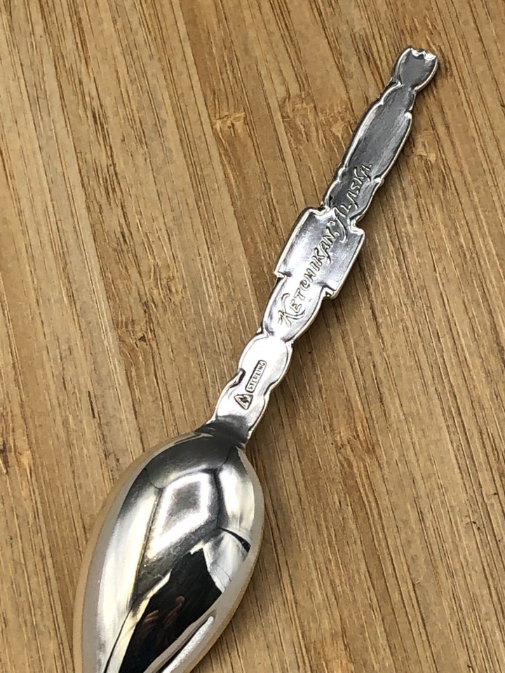 Alaska Totem Pole Souvenir Spoon 5", Sterling Silver | eBay