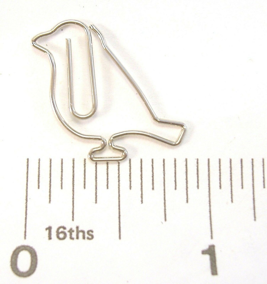 Paper clips Executive box 30 Midori D-Clip assorted animals METAL cat ...