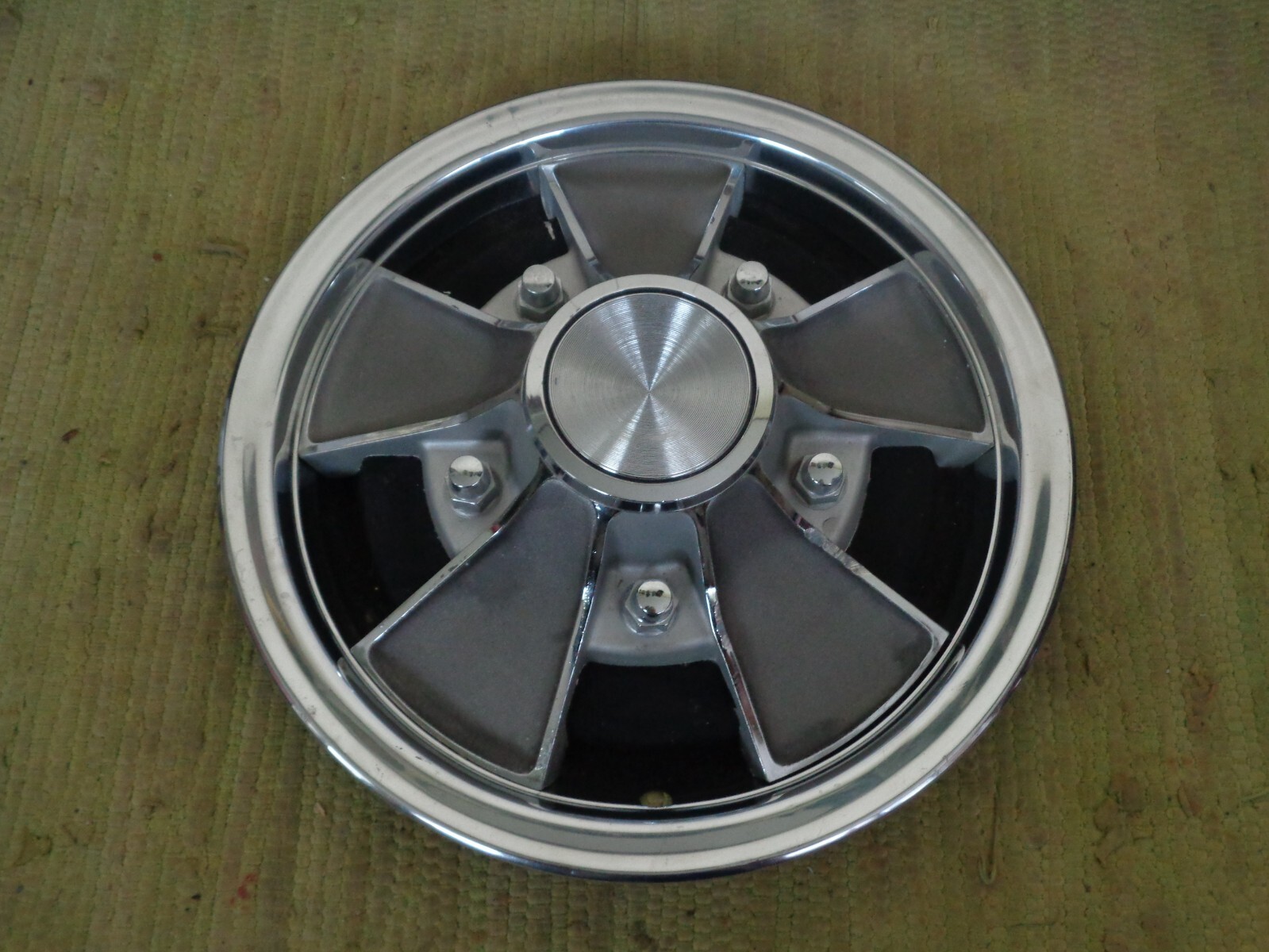 66 67 68 Ford MAG Hub Caps 14" Set of 4 Wheel Covers 1966 1967 1968 ...