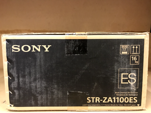 Sony STR-ZA1100ES 100 Watt 7.2 Channel 4k AV Receiver - Black for sale ...