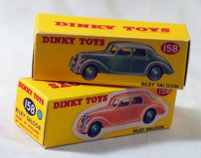 DINKY TOYS 158 RILEY SALOON BOITE COPIE VIDE | eBay