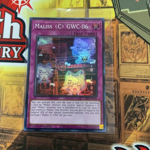 Yugioh! Maliss C GWC-06 - CRBR-EN023 - Super Rare - 1st Edition | eBay