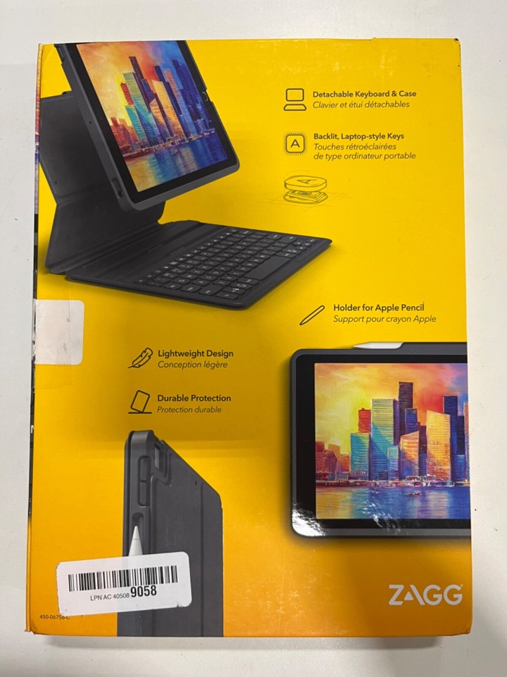 ZAGG 103404702 Defender Case for Apple iPad (9th Generation) - Black ...