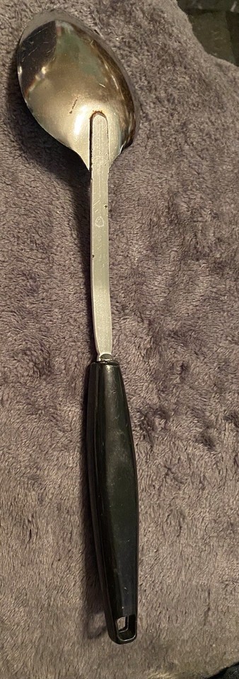 Vintage Foley Serving Spoon Black Handle Made In USA | eBay