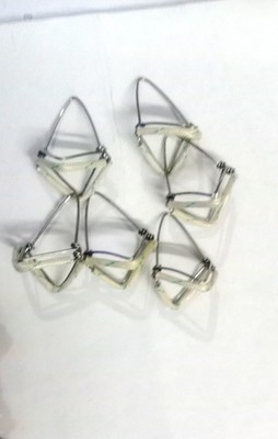 NEW 12 pcs double wire IRON MIZRAB SITAR MUSICAL INSTRUMENTS BANARAS ...